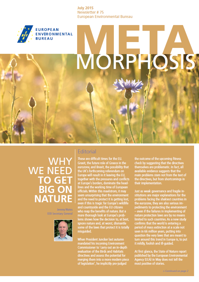 META #75 Summer 2015: Why we need to get big on nature - EEB - The ...