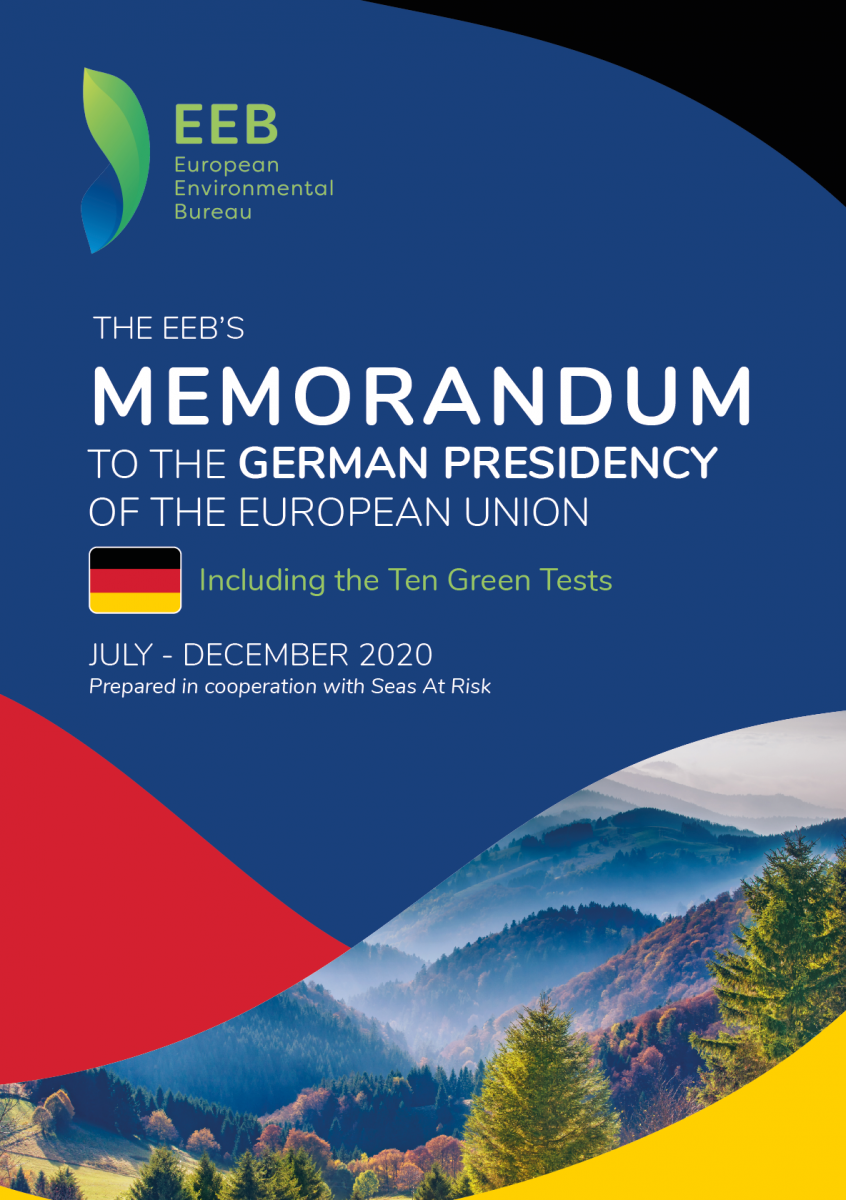 German Presidency Memorandum 2020 - EEB - The European Environmental Bureau