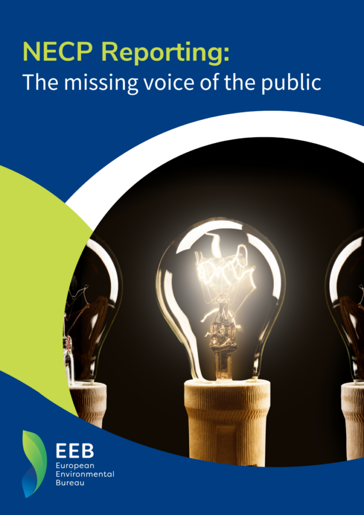 NECP reporting: The missing voice of the public