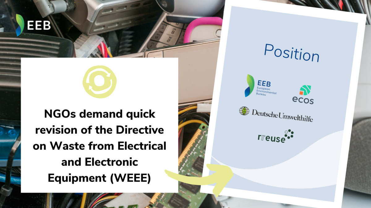 EU, revise the Directive on Waste from Electrical and Electronic ...